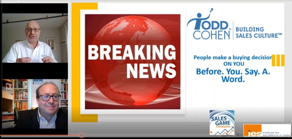 EPISODE 252: “Everyone’s in Sales” Author and Speaker Todd Cohen Gives ...