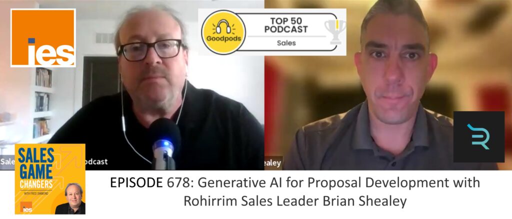 EPISODE 678: Generative AI for Proposal Development with Rohirrim Sales ...