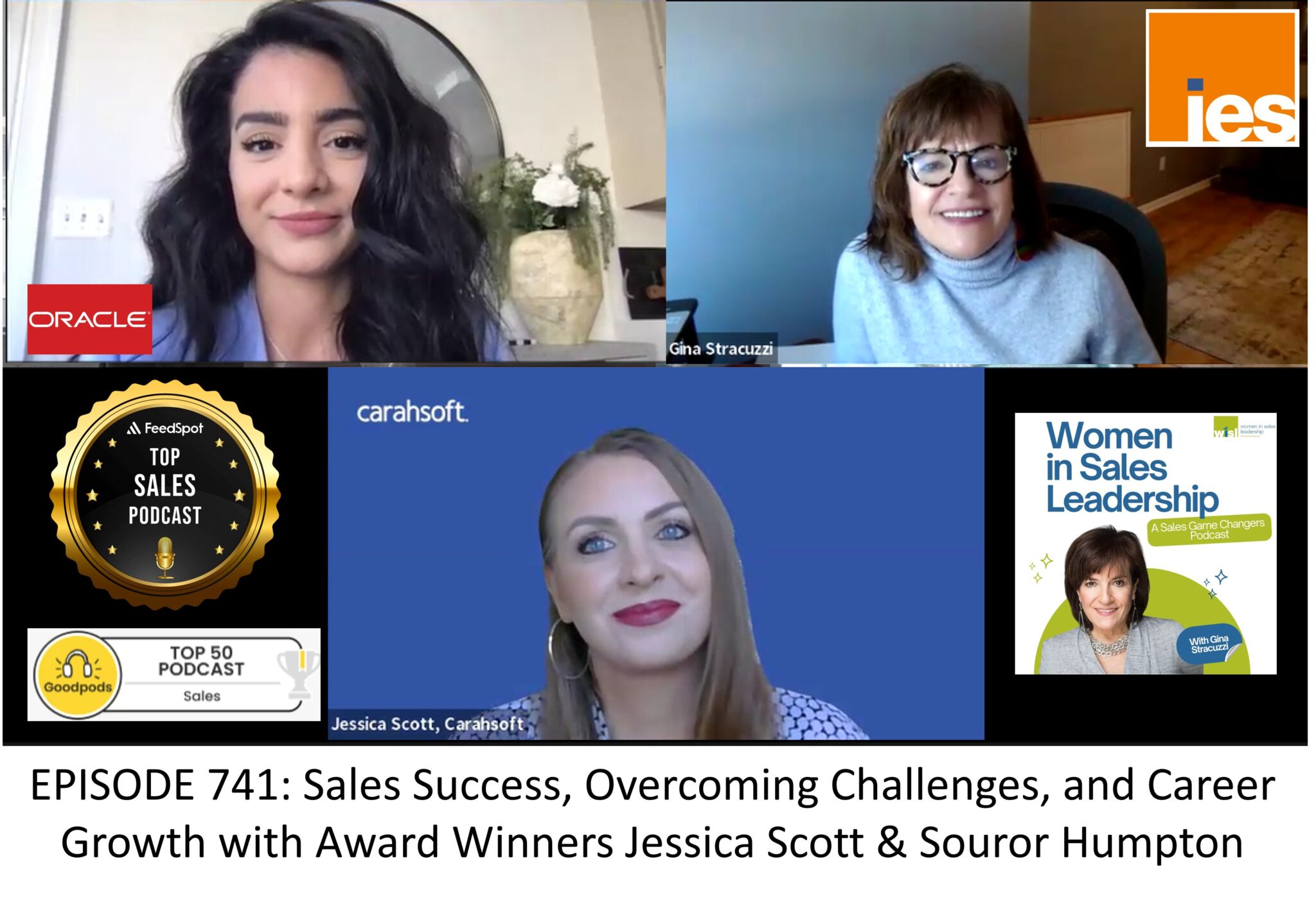 EPISODE 741: Sales Success, Overcoming Challenges, and Career Growth with Award Winners Jessica ...