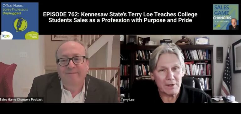EPISODE 762: Kennesaw State’s Terry Loe Teaches College Students Sales ...